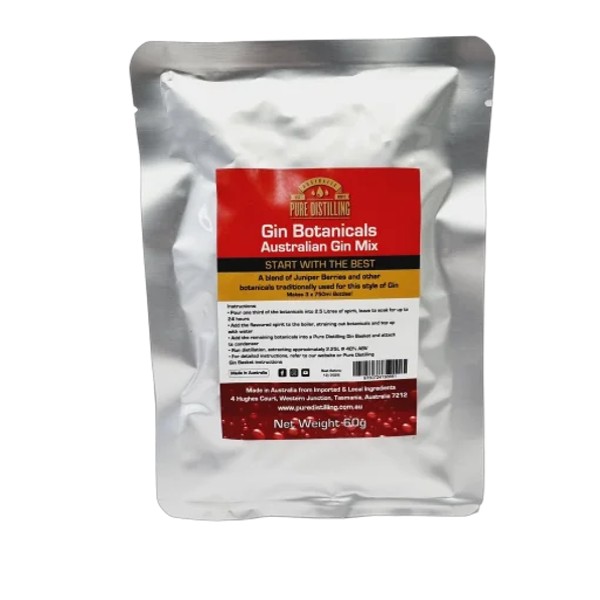 Pure Distilling Gin Botanicals – Australian Gin Mix | Mike's Brew